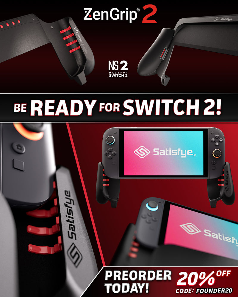 Satisfye, Premium Gaming Accessories: Grips, Pads, Cases & More