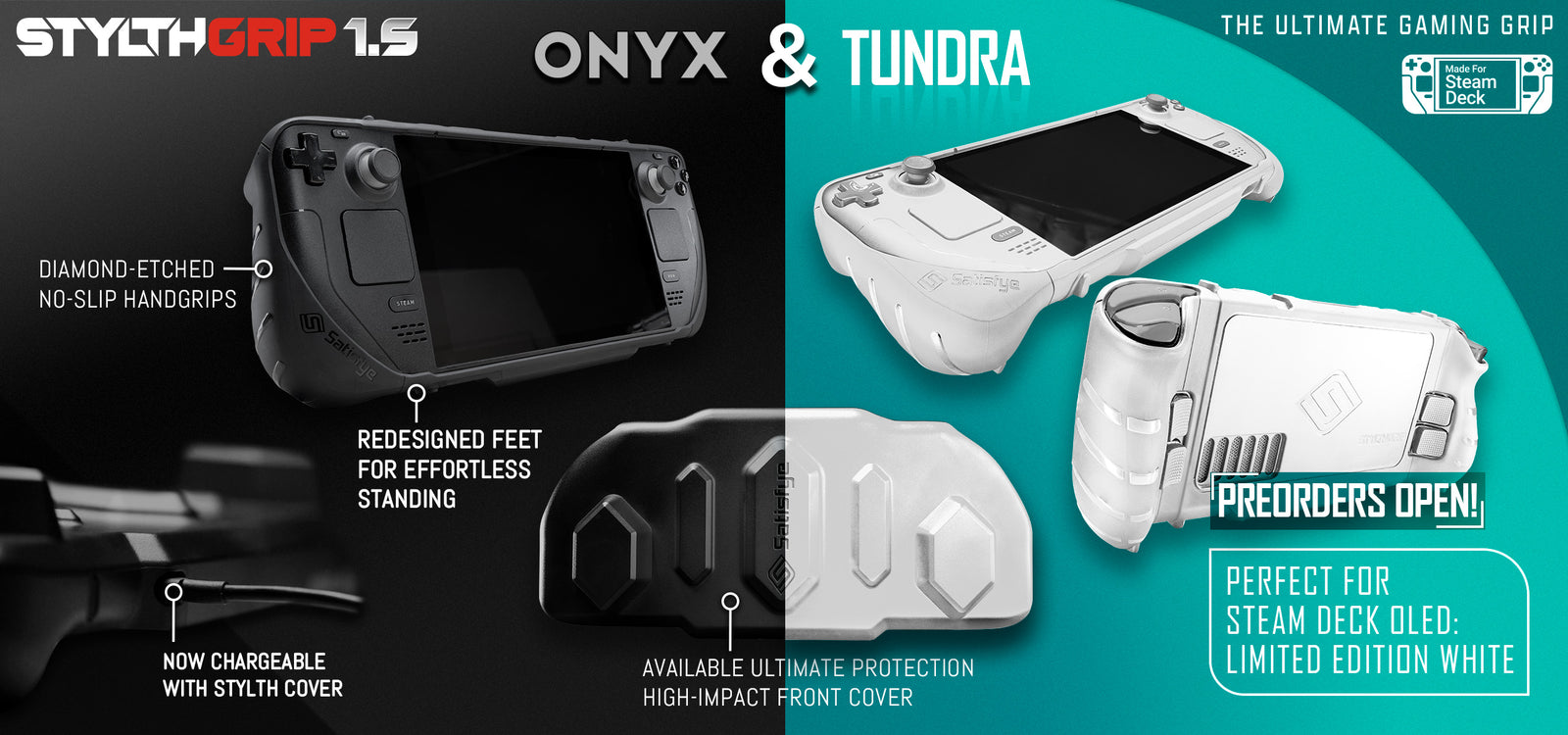 Satisfye, Premium Gaming Accessories: Grips, Pads, Cases & More