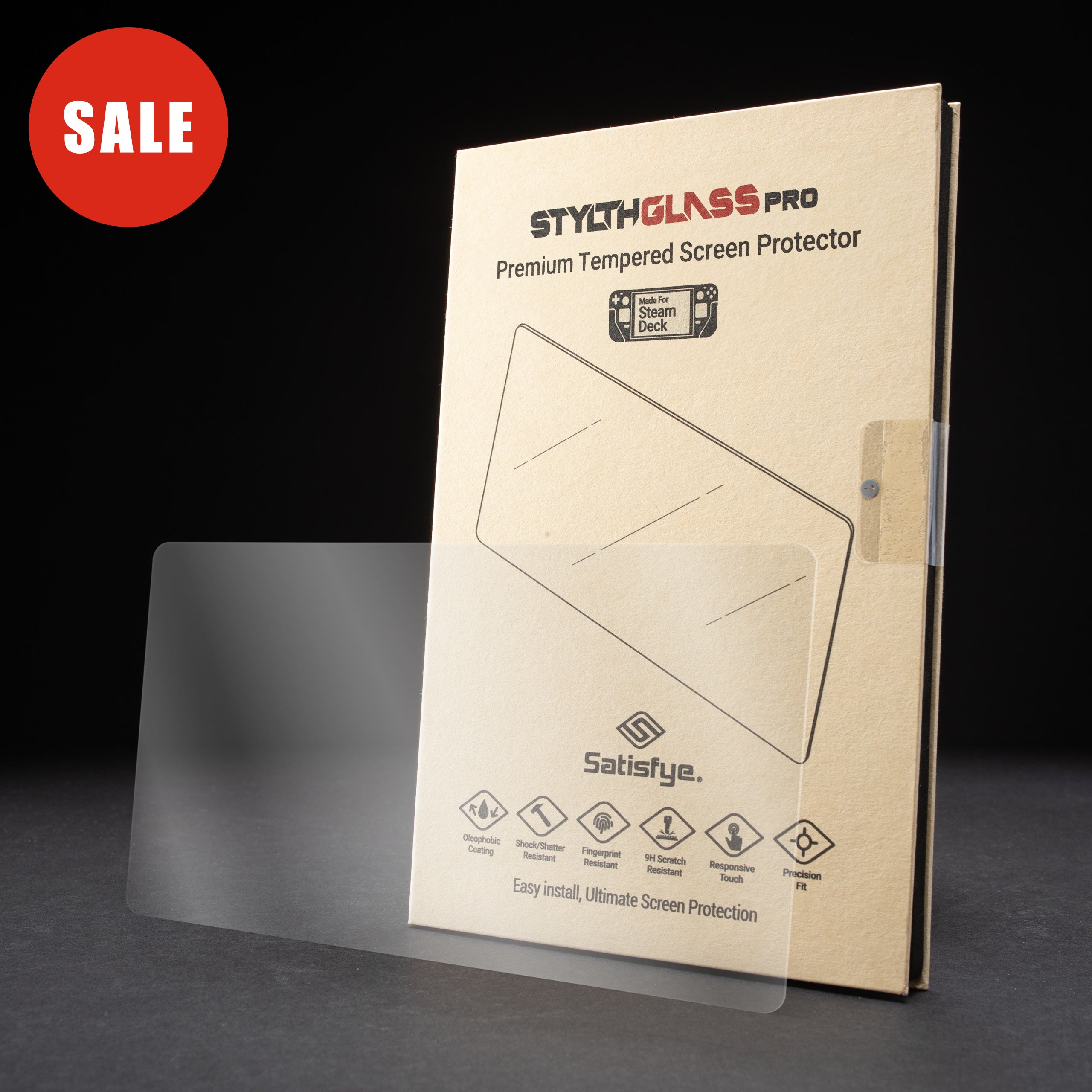 StylthGlass - Glass Screen Protector for Steam Deck – Satisfye